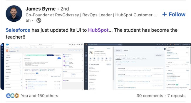 Salesforce UI Changes to...HubSpot’s UI? (HubSpot vs Salesforce Update)